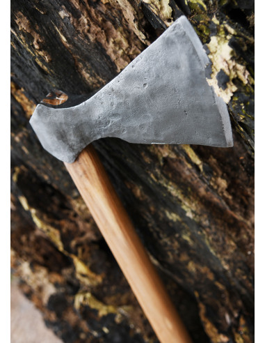 Hache viking en acier forgé à la main, type F ⚔️ Boutique Épées